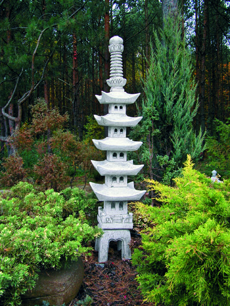 Pagode Japanische Laterne 170cm Steinlaterne Gartenlaterne Laterne ...