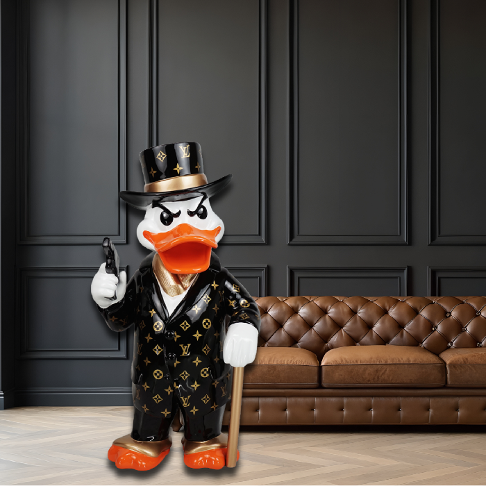 Al Capone Duck Figur 120 cm Ente Dekofigur Werbeaufsteller Comic ...